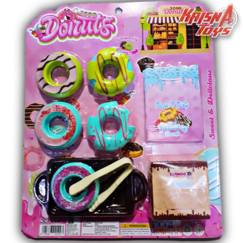 Jual Mainan Anak Donat set/Jco Donuts set/Masak masakan | Shopee Indonesia