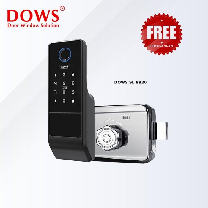 Jual Access Control / Dows 8820 Smart Door Lock Finger Print Garansi ...