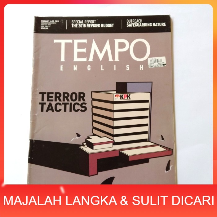Jual Majalah TEMPO ENGLISH No.26 Feb 2015 Cover TERROR TACTICS Langka ...