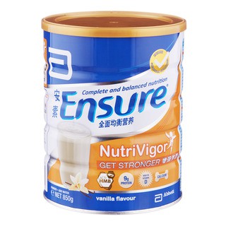 Jual Abbott Ensure NutriVigor Adult Milk Formula Vanilla 850g SINGAPORE | Shopee Indonesia