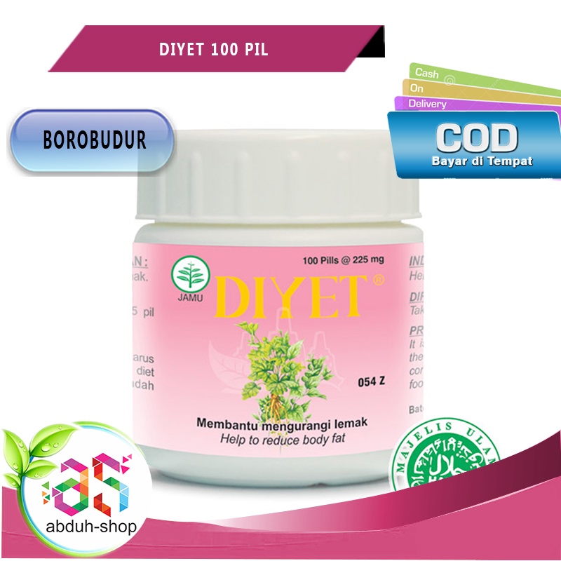 Jual PIL DIYET Borobudur 100 PIL Borobudur - Membantu Mengurangi Lemak ...