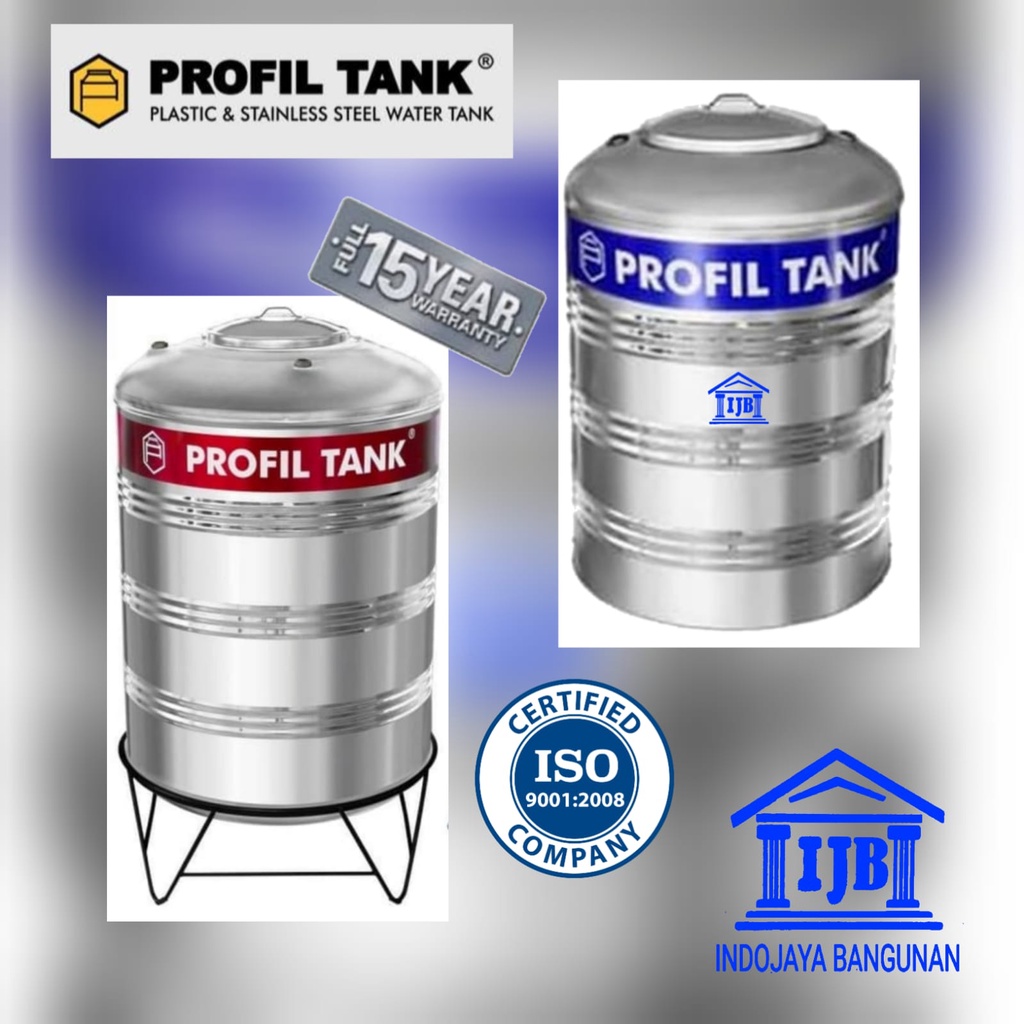 Jual PROFIL TANK STAINLESS STEEL PROFON ORI / TOREN / TANGKI AIR 300 ...