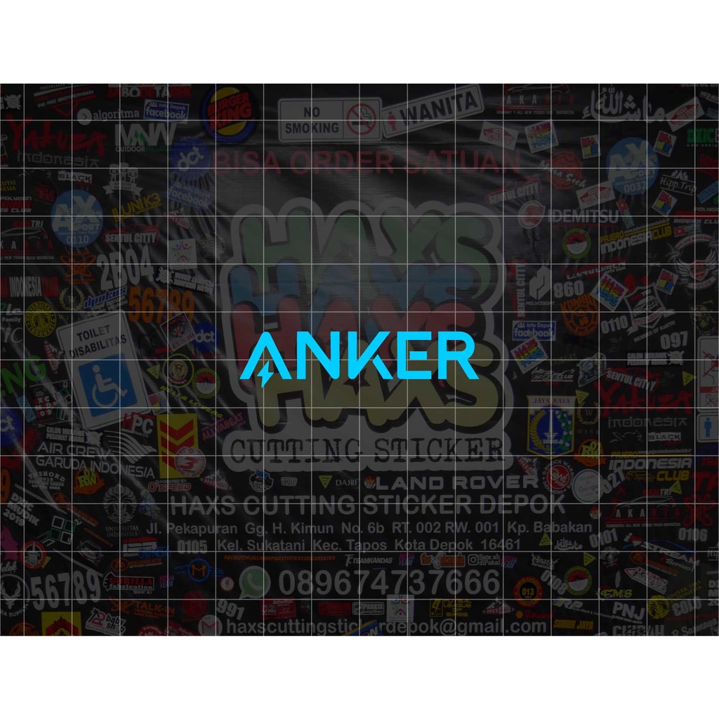 Jual Cutting Sticker Logo ANKER Powerbank Ukuran 5 Cm | Shopee Indonesia