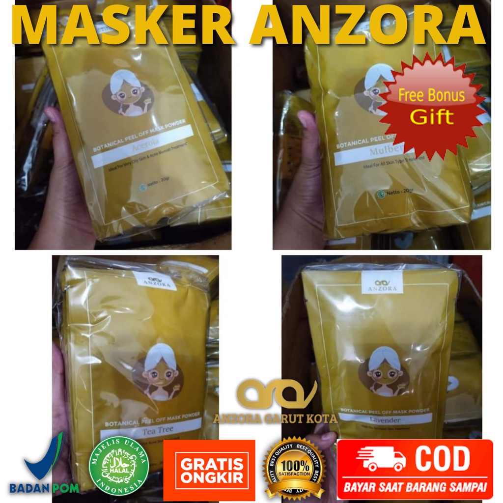 Jual ANZORA MASKER ANZORA ANZORA SKINCARE MASKER WAJAH ANZORA SKINCARE ...
