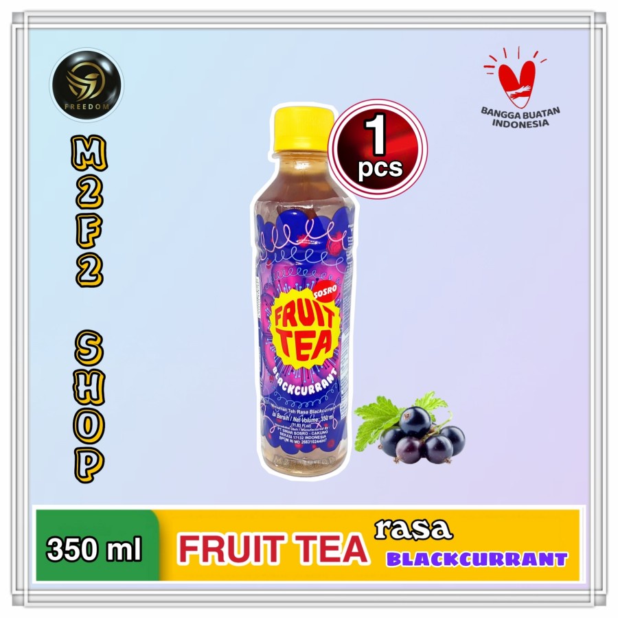 Jual Fruit Tea Blackcurrant Botol Pet - 350 ml (Kemasan Satuan ...