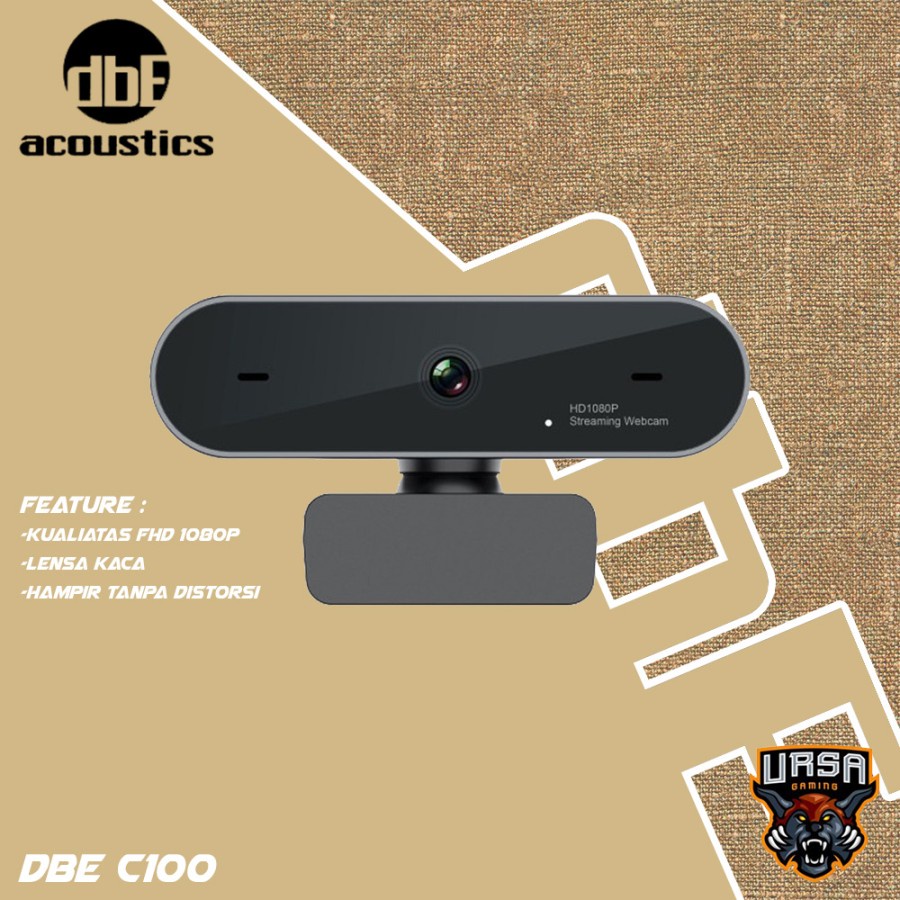 Jual Webcam dbE C100 Full HD 1080p - Auto Focus - Gaming - Garansi ...