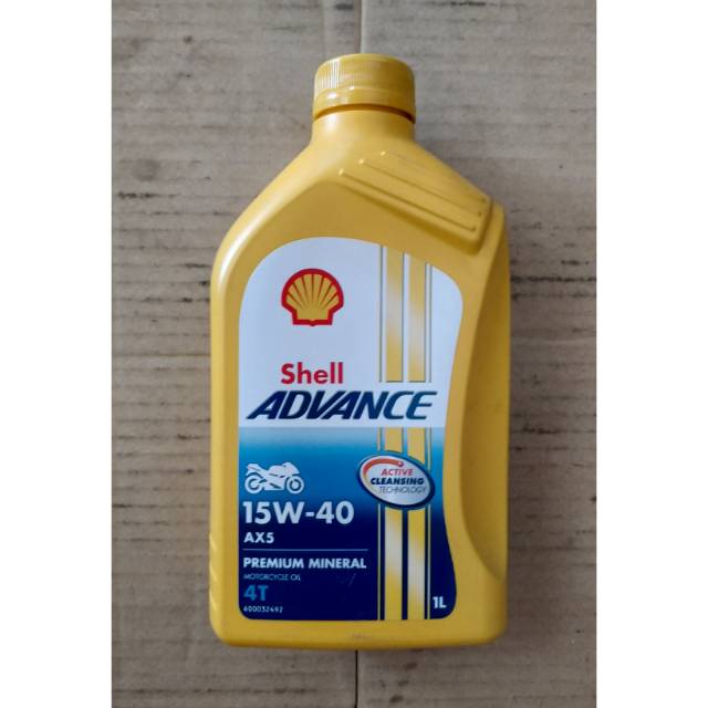 Jual Shell Advance AX5 15W-40 1 liter | Shopee Indonesia