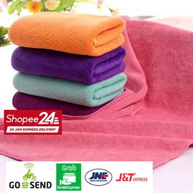 Jual Handuk Polos Ukuran Dewasa Besar Jumbo POLOS | Shopee Indonesia