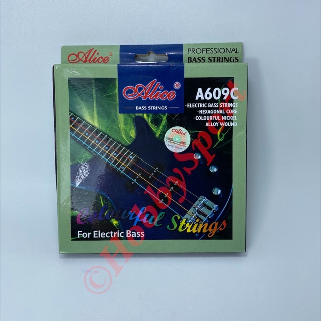 Jual Senar Gitar Bass Alice A609C Colourful Warna Elektrik Nickel 4 ...