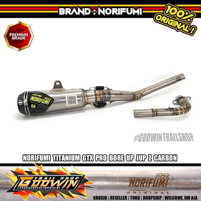 Jual Kenalpot Knalpot Muffler Original NORIFUMI Titanium GTX PRO Bore ...