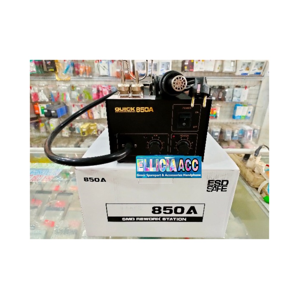 Jual HOT AIR QUICK 850A ANALOG ORIGINAL SOLDER UAP QUICK 850A ORIGINAL BLOWER QUICK 850A ...