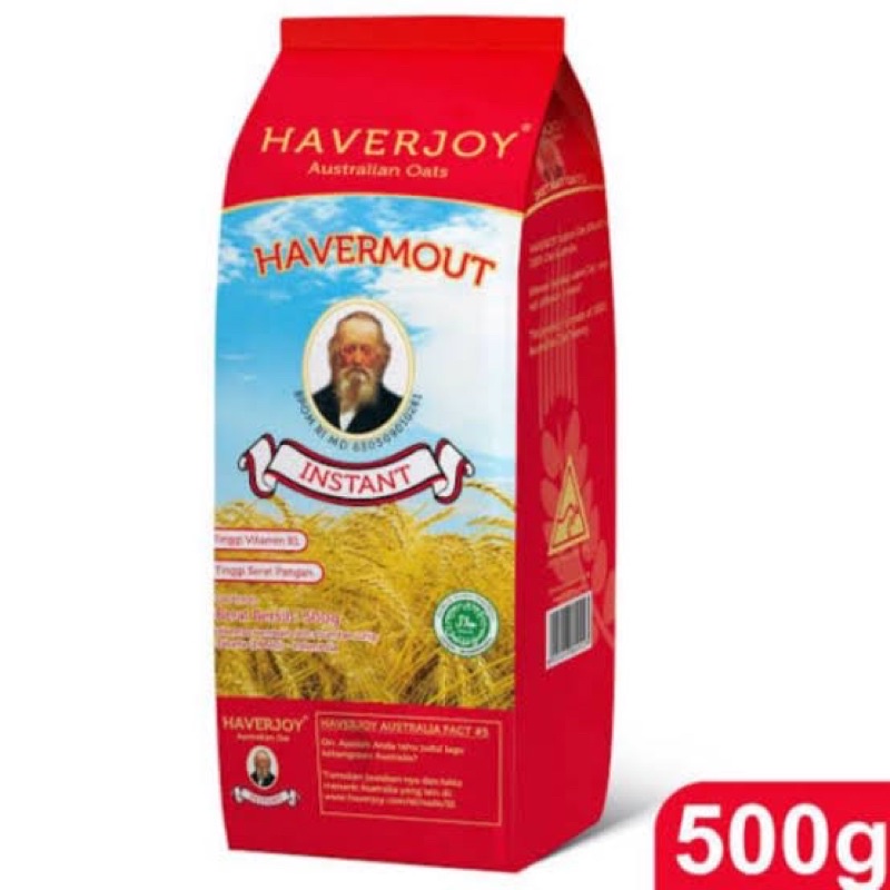 Jual Haverjoy 500 Gr Australian Oatmeal Oats Sarapan Instant Oat ...
