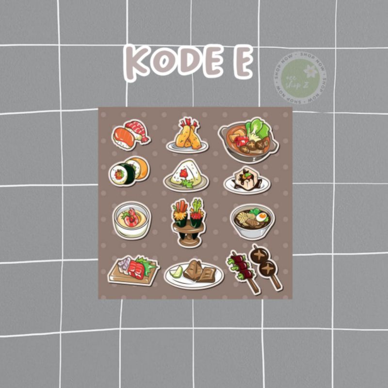 Jual Stiker makanan lucu | stiker aesthetic | stiker imut | Shopee ...