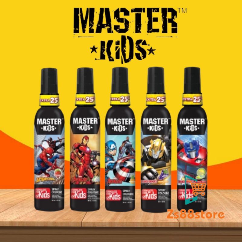 Jual Master Kids Spray Cologne All Variant @ 100ml | Shopee Indonesia