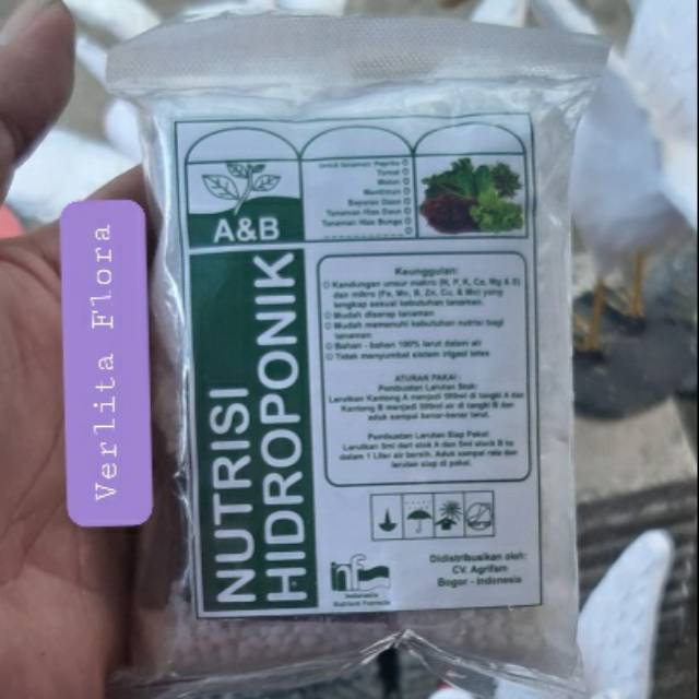 Jual Hidro J AB Mix Padat Pupuk Cair Nutrisi Hidroponik Lengkap Tanaman Sayur & Buah | Shopee ...