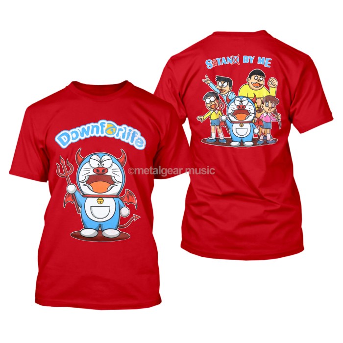 Jual ORIGINAL DOWN FOR LIFE - SATAN RED TSHIRT | Shopee Indonesia