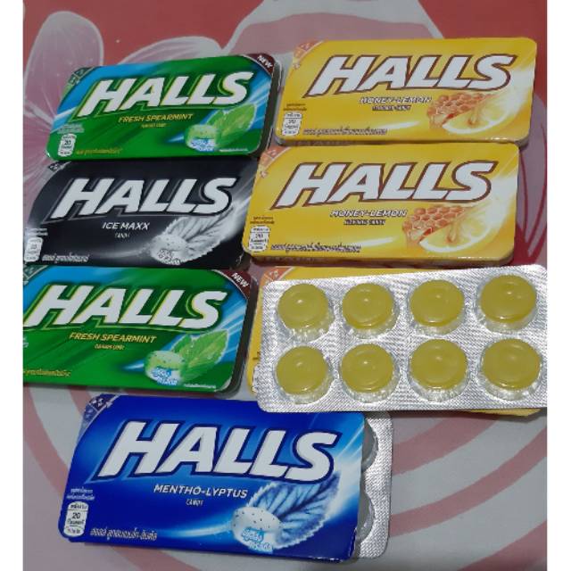 Jual Permen Halls Bangkok Isi 10 Thailand Enak Banget Honey Lemon Fresh ...