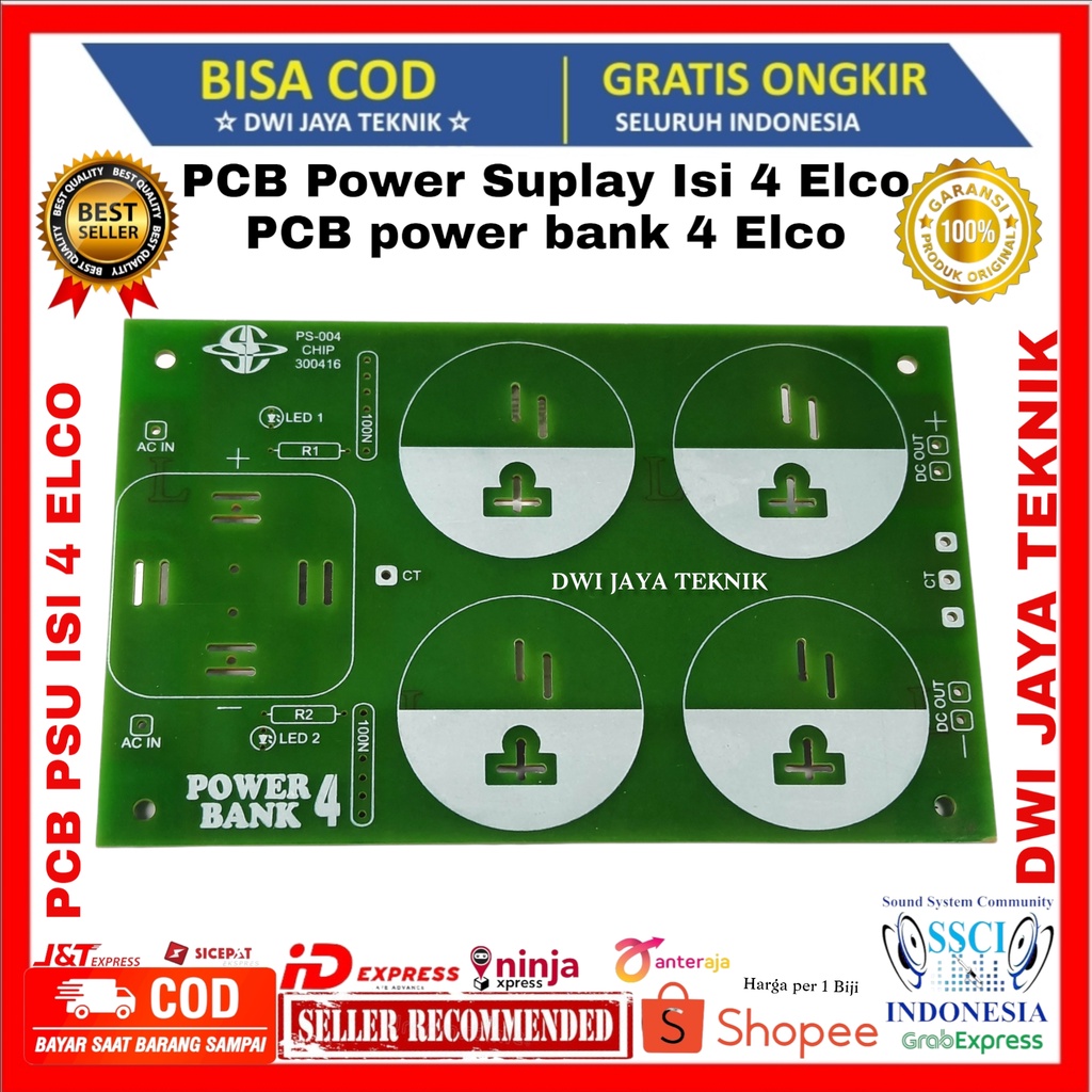 Jual PCB PSU 4 ELCO Power bank | Shopee Indonesia