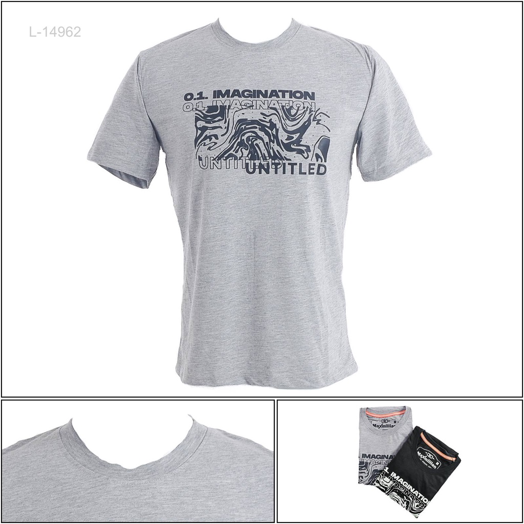 Jual Kaos Cowok Lengan Pendek Maxmillian M-XL Rp.96.000 | Shopee Indonesia