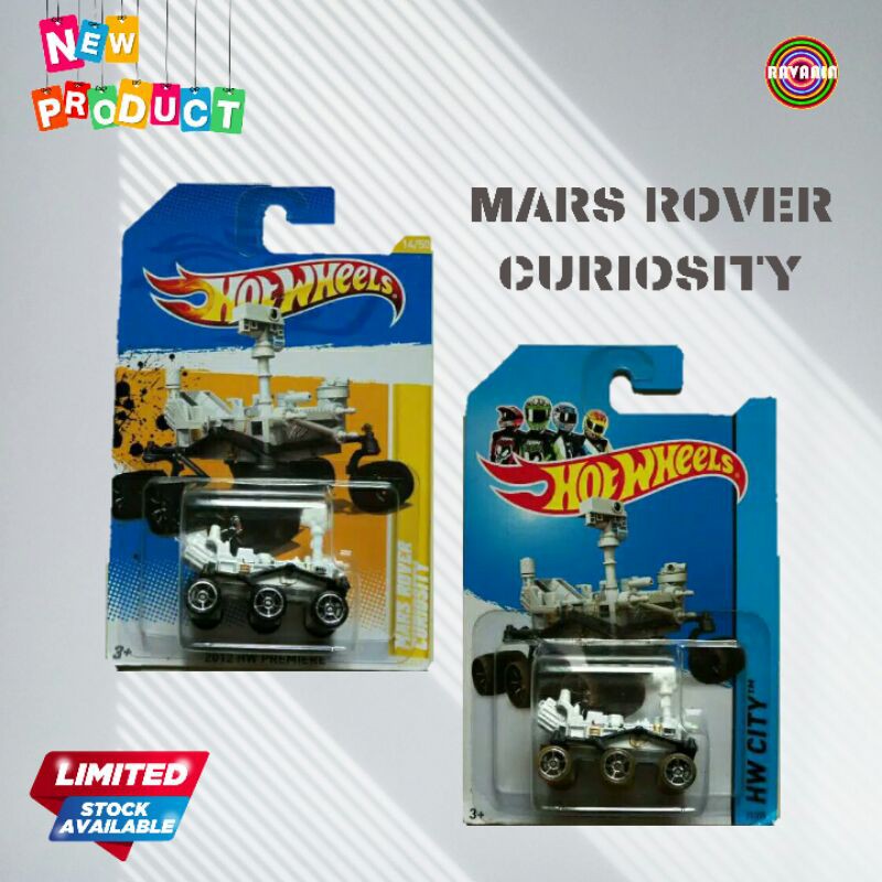 Jual Mars Rover Curiosity - Miniatur Mobil Mainan / Diecast Hot Wheels ...
