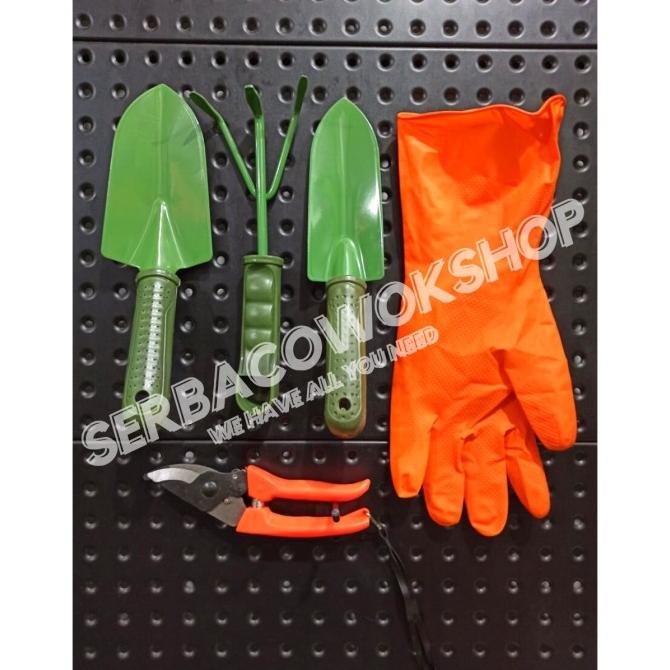 Jual Paket Berkebun Skop Taman Set-Gunting Dahan Orange-Sarung Tangan ...