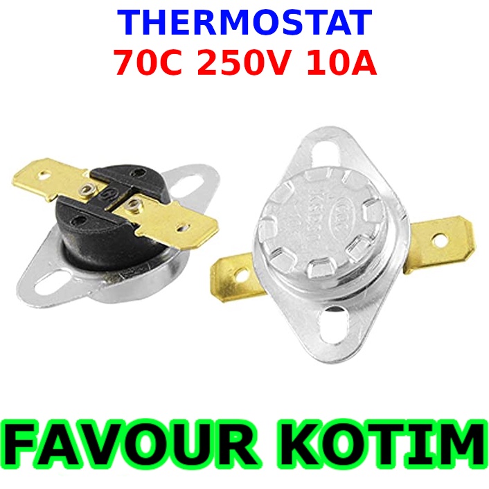 Jual THERMOSTAT BIMETAL PENGATUR SUHU DISPENSER MAGIC COM 70C FVKOTIM | Shopee Indonesia