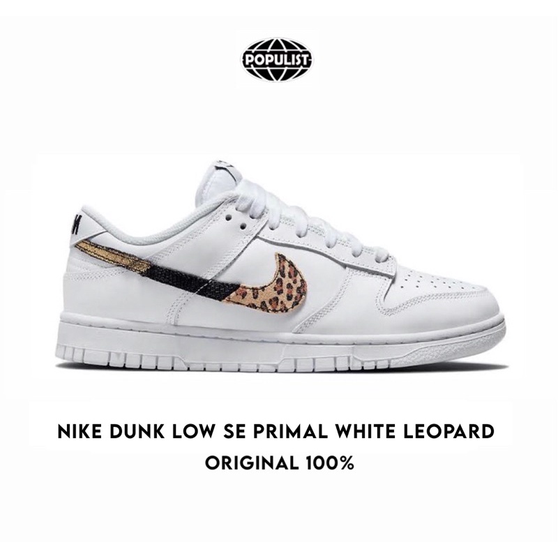 Jual Nike Dunk Low Se Primal White Leopard 100% Original Resmi | Shopee Indonesia