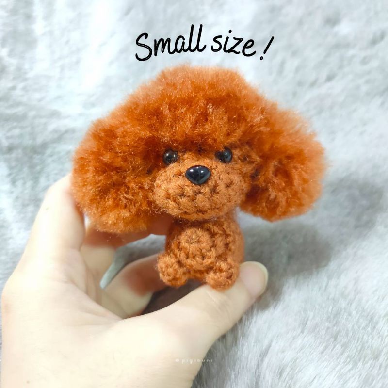 Jual Boneka rajut amigurumi Poodle (Small) | Shopee Indonesia