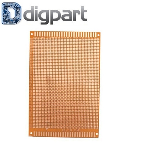 Jual PCB Single Side Prototype 12x18 cm Universal Board Experimental ...