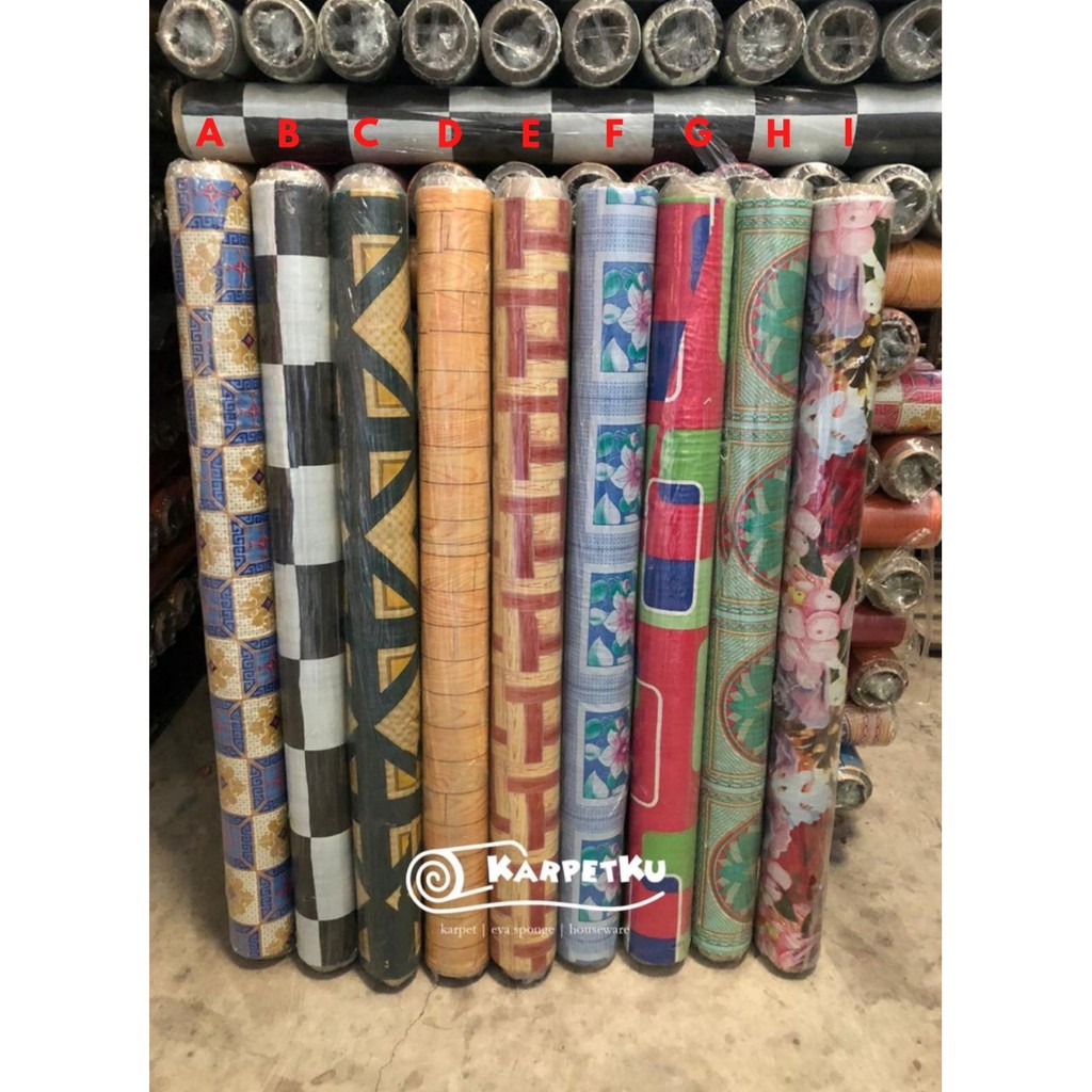Jual [1 ROLL] Karpet Plastik Vinyl (1.2 Mtr @ 17 Mtr) Taplak Meja & Alas Lantai | Shopee Indonesia