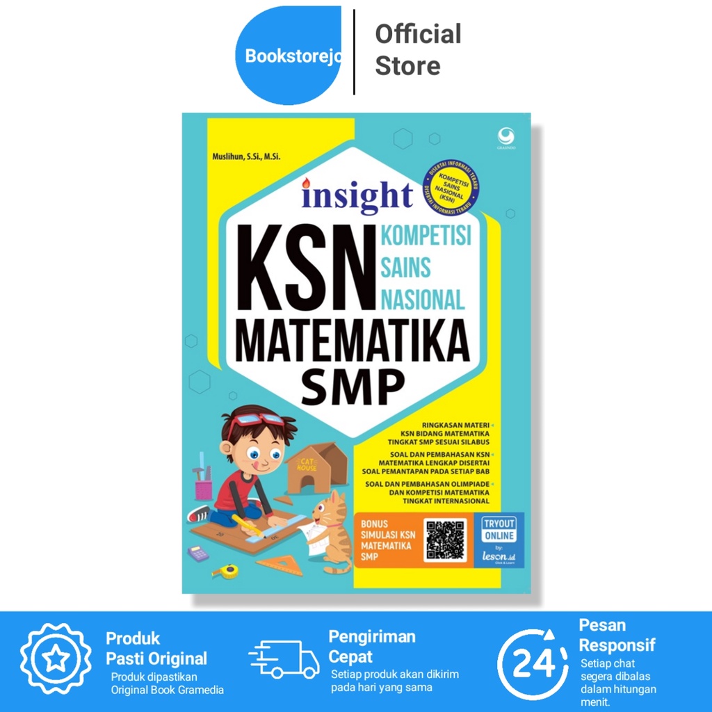 Jual Buku Insight Ksn Matematika Smp/Mts - Grasindo | Shopee Indonesia