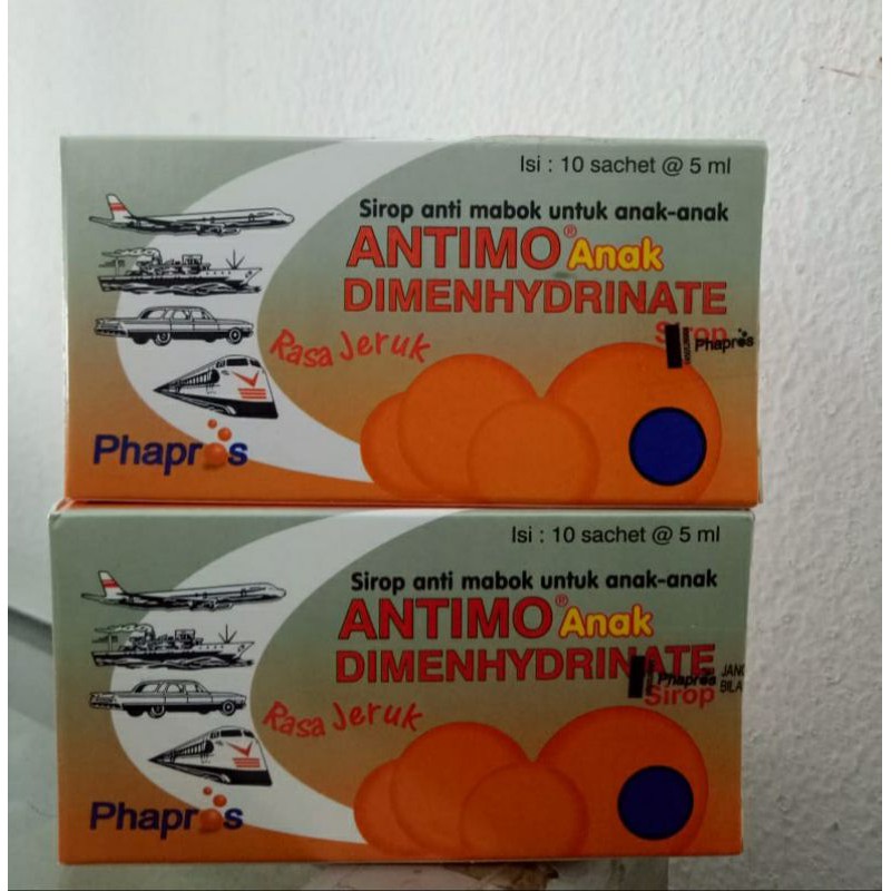 Jual ANTIMO ANAK SIRUP SACHET RASA JERUK | Shopee Indonesia