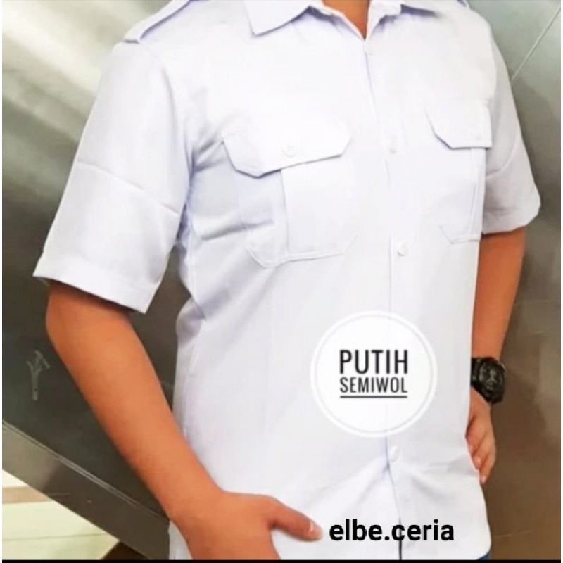 Jual Kemeja PDH/PDL, Kemeja putih pria | Shopee Indonesia
