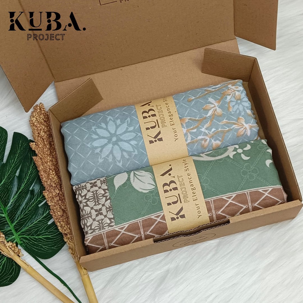 Jual Hijab + Box - Hijab Motif Segi Empat Voal Hampers Lebaran Ramadhan ...