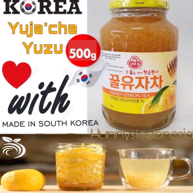 Jual YUZU KOREA YUJACHA HONEY CITRON TEA OTTOGI ORIGINAL KOREA PAKET 0,5 KG | Shopee Indonesia