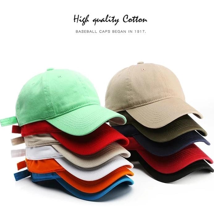 Jual Topi Polos Hitam Kualitas Distro Bahan Rafel pengait Penyetel ...