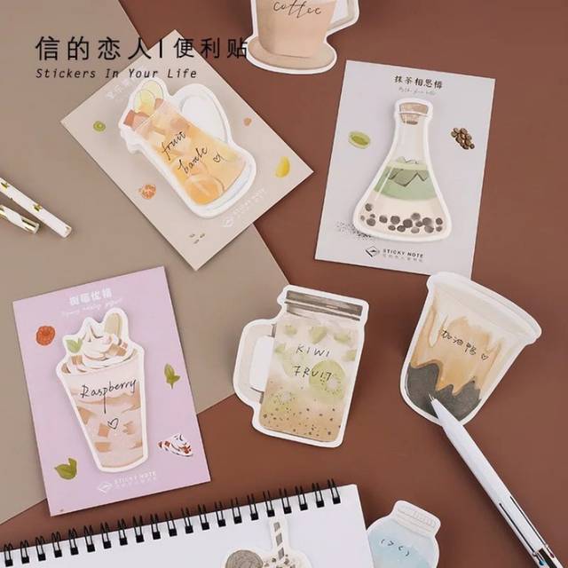 Jual Sticky notes - Matcha Glass Bottle (A) | Shopee Indonesia