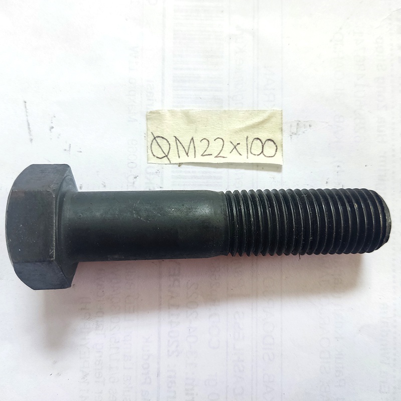 Jual BAUT BAJA HITAM 8.8/Ring Pir M22/Ring Plat M22/Mur Baja M22/M22x50 ...