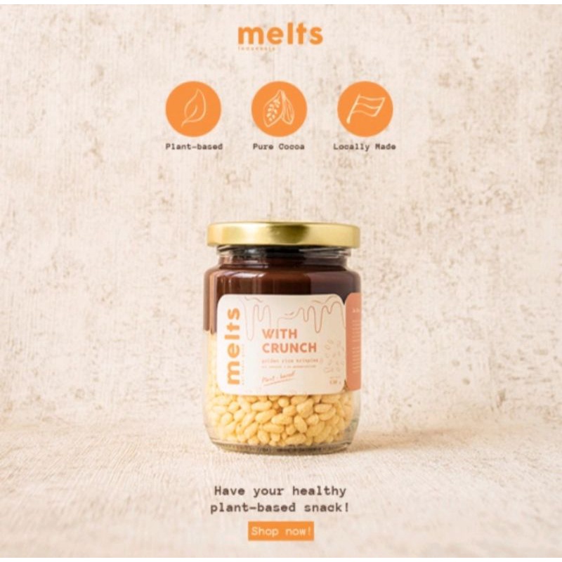 Jual Melts Gluten Free Chocolate Crunch Snack | Shopee Indonesia