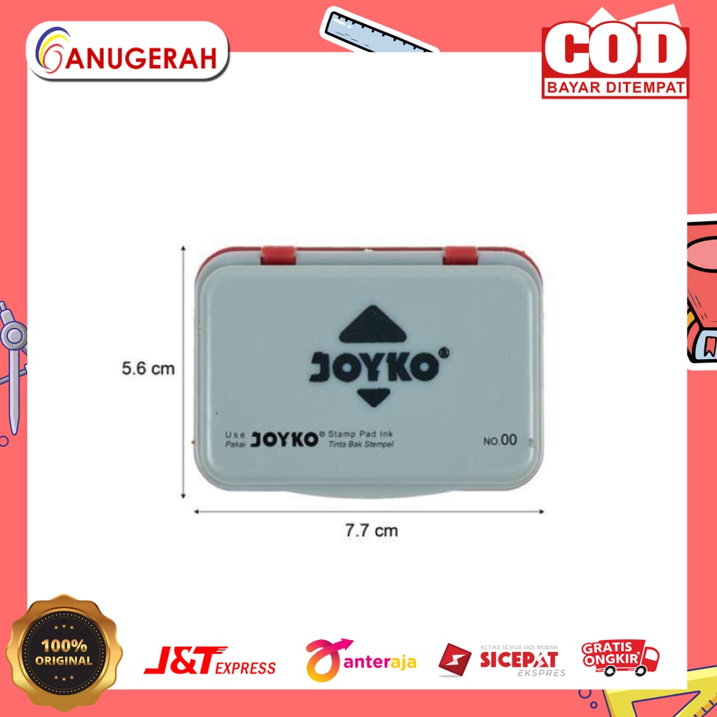 Jual JOYKO NO. 00 BANTALAN STEMPEL / STAMP PAD / BAK STEMPEL | Shopee ...