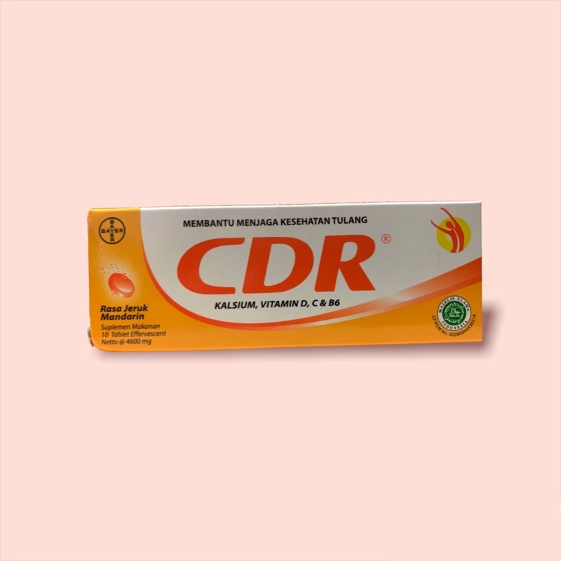 Jual CDR EFFERVESCENT 10 TABLET. CDR RASA JERUK CDR MULTIVITAMIN ...