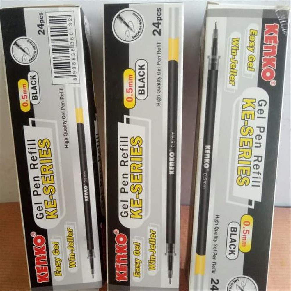 Jual PEN GEL KENKO REFILL EASY ISI 24 PCS | Shopee Indonesia