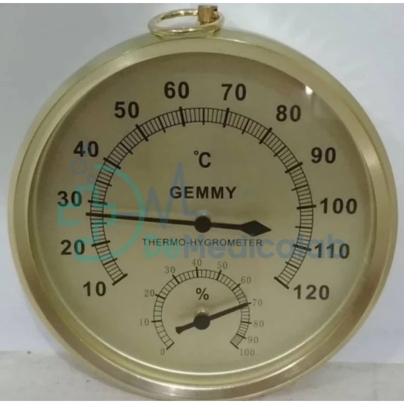 Jual Thermohygrometer Analog Manual / Hygrometer Gemmy / Thermo Hygro ...