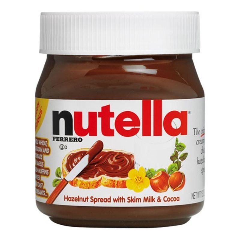 Jual 350 Gram Nutella Ferrero Selai Kacang Cokelat Hazelnut Spread ...