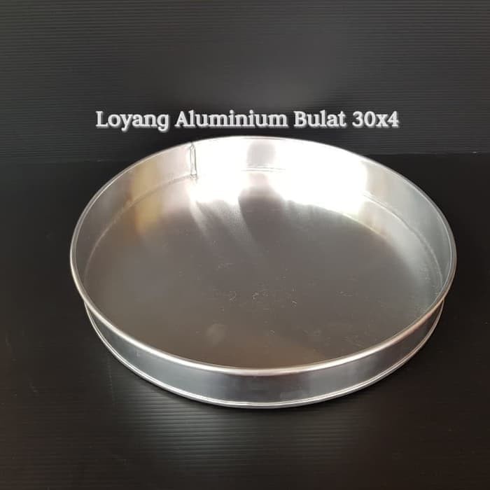 Jual LOYANG ALUMINIUM BULAT DIAMETER 30 CM TINGGI 4 CM LY30X4 | Shopee ...