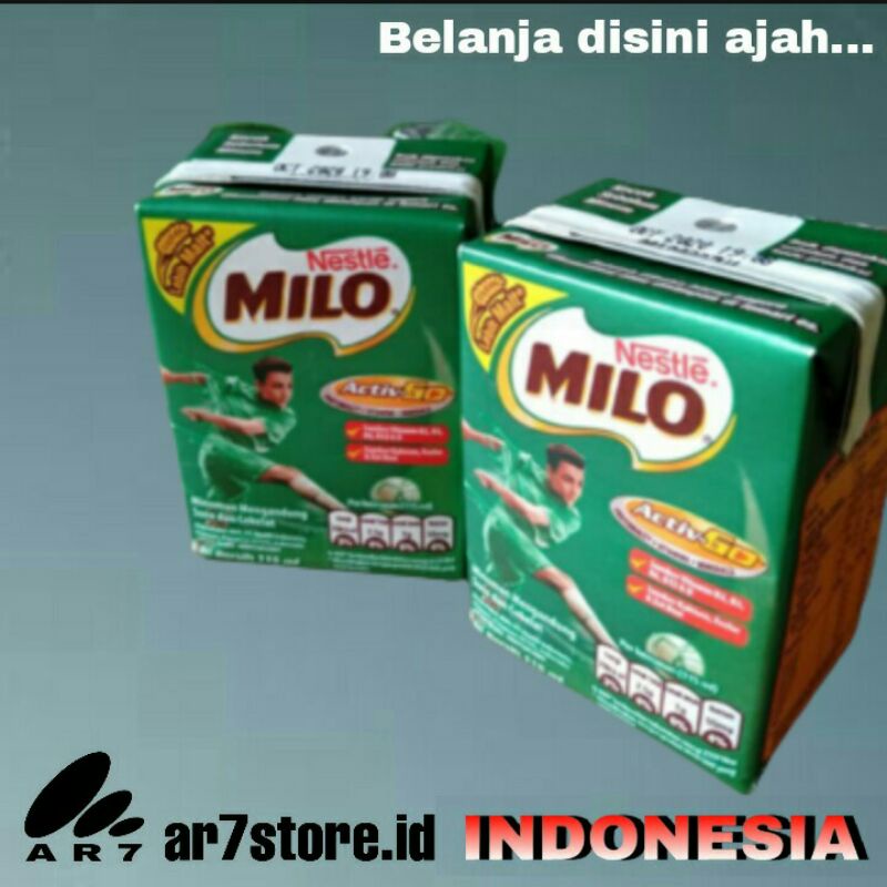 Jual MILO Susu coklat UHT 110 ml | Shopee Indonesia