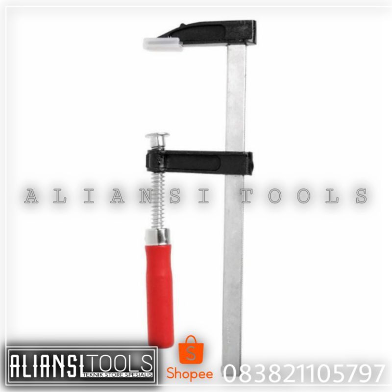 Jual Clamp F klem kayu /pres kayu /catok kayu panjang 5 x 300 cm ...