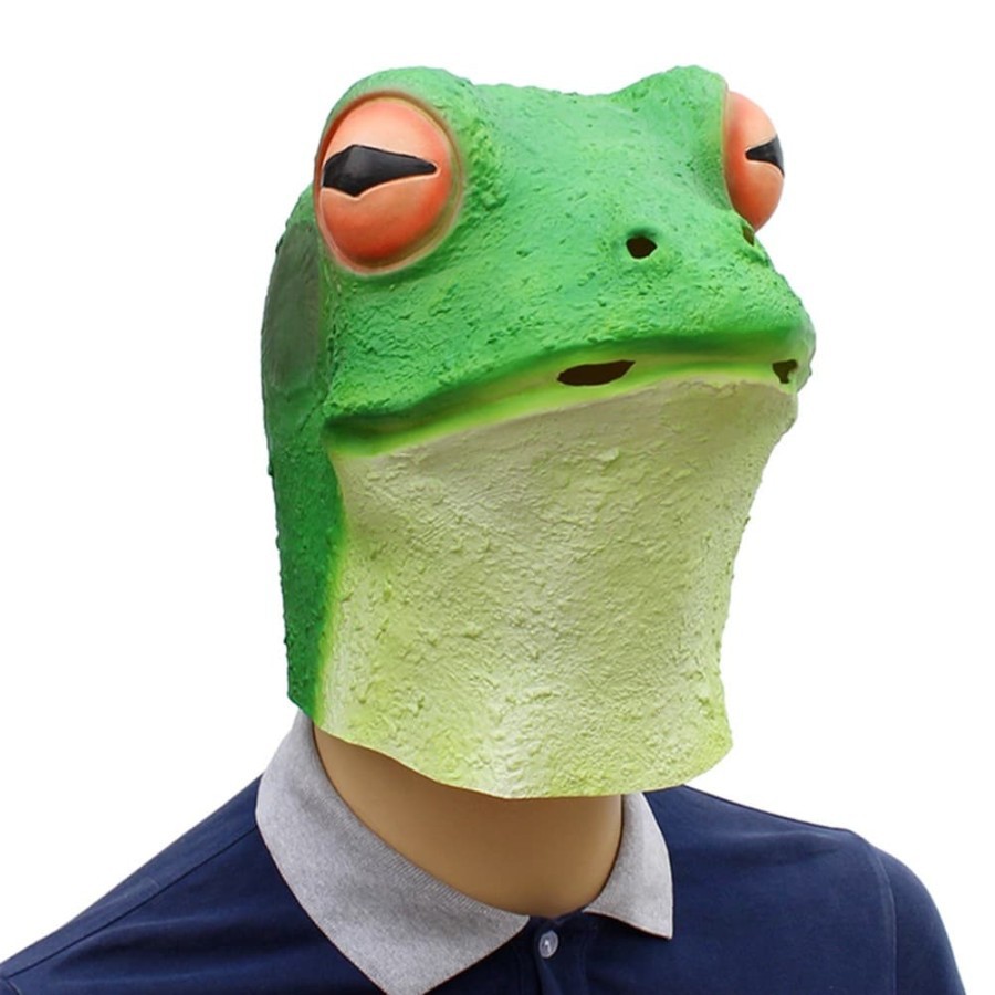 Jual Topeng katak kodok frog cebong lizard kadal bunglon | Shopee Indonesia
