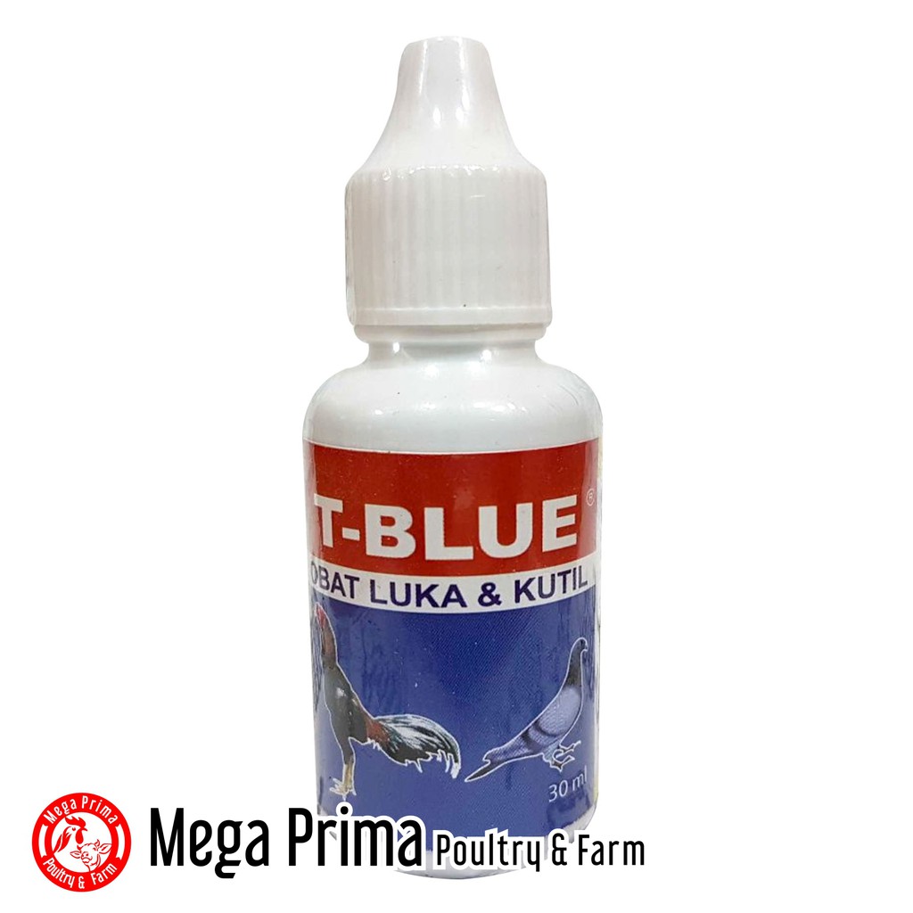 Jual Obat Luka Kutil Ayam dan Burung T-BLUE 30 ml | Shopee Indonesia