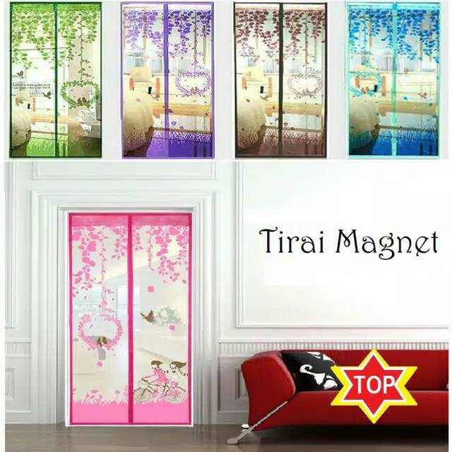 Jual Tirai magnet pintu anti nyamuk | Shopee Indonesia